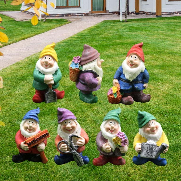 Landscape Pendants Resin Gnome Tree Faces - Outdoor Hanging Decor For ...