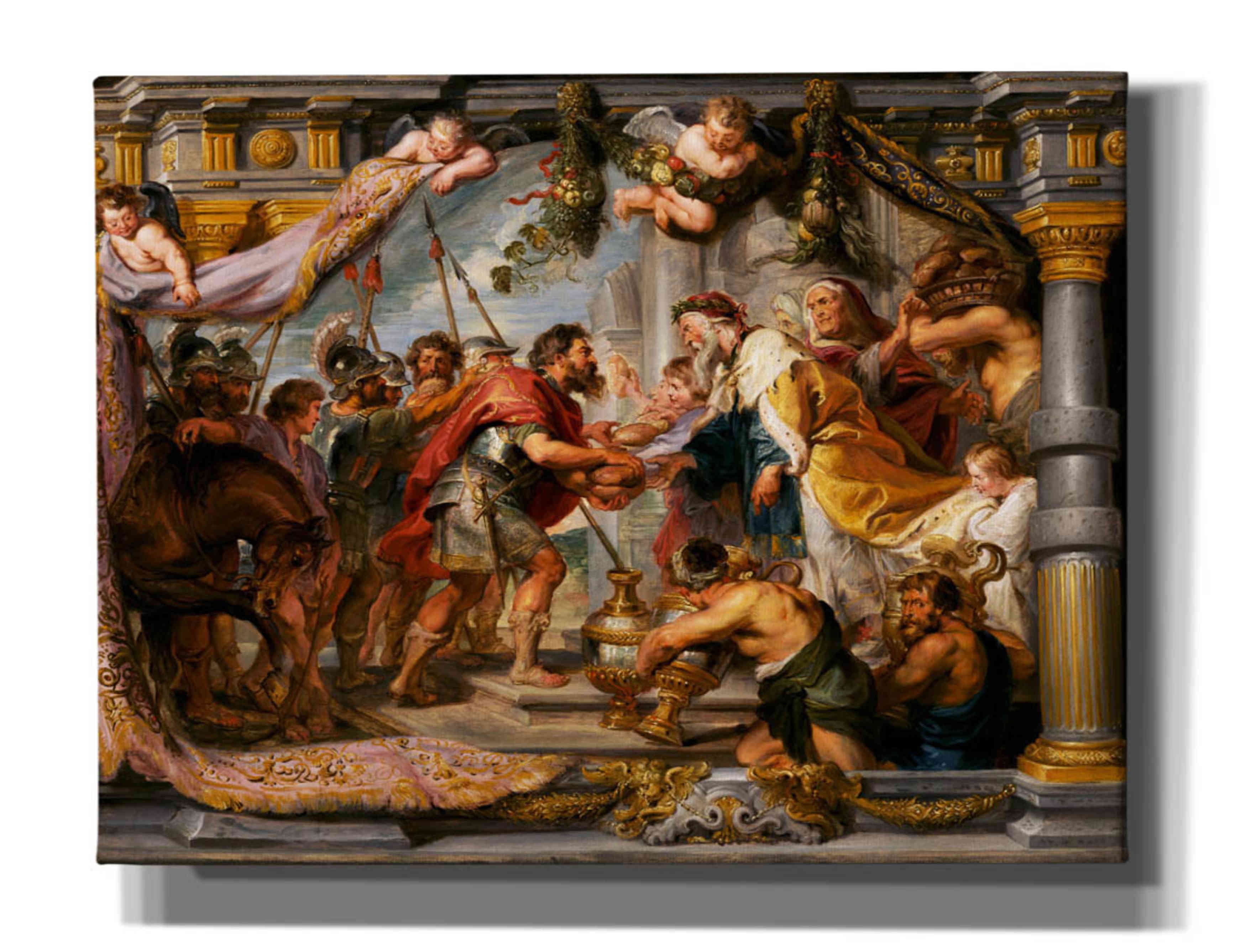 Epic Graffiti 'The Meeting of David and Abigail' by Peter Paul Rubens ...