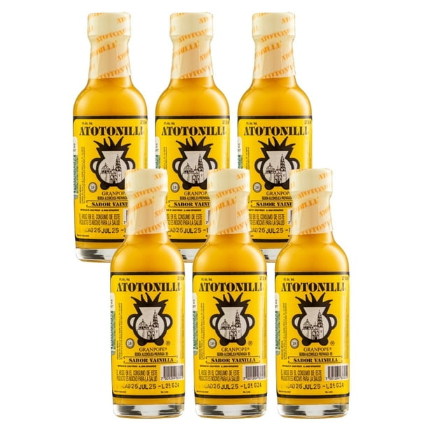 Six Pack Rompope Atotonilli Vainilla 50 Ml Atotonilli Rompope | Walmart ...