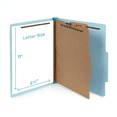 30-Pack Light Blue Letter-Size Classification Folders with 1 Divider, 2 ...