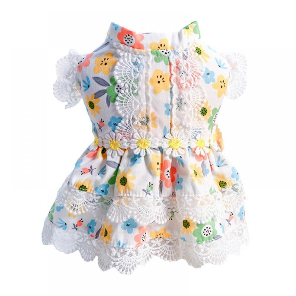 Magazine Pet Dog Dress Puppy Wedding Dresses Pet Small Dog Dress Lace ...