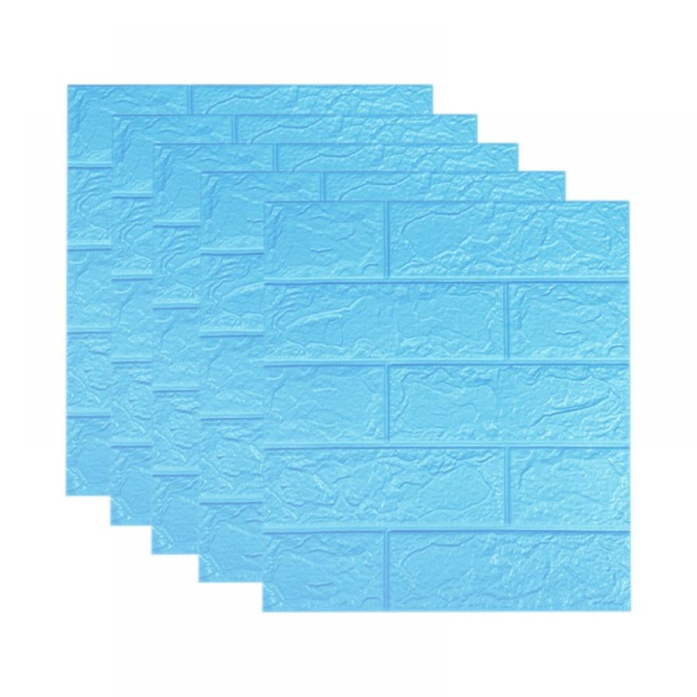 5PCS 15 x 14 x0.1 Inch 3D Wallboard Peel and Stick Brick Wall Pattern ...