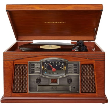 Studebaker SB6052 Wooden Turntable with AM/FM Radio & Cassette Player ...