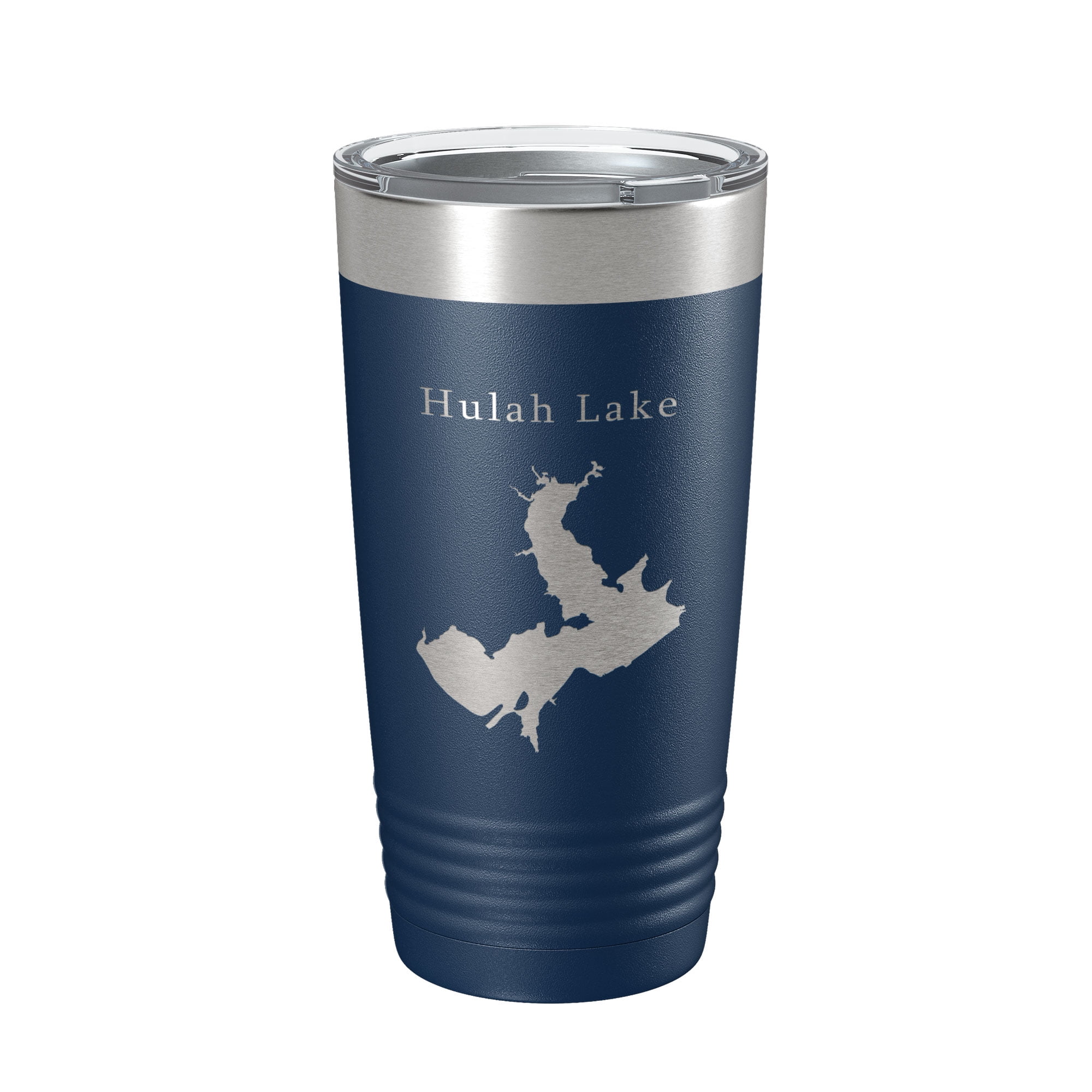 Hulah Lake Map Tumbler Travel Mug Insulated Laser Engraved Coffee Cup ...