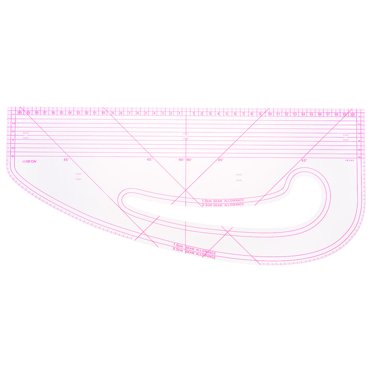 Dritz 24" Hip Curve Ruler, Sewing Ruler, Clear - Walmart.com