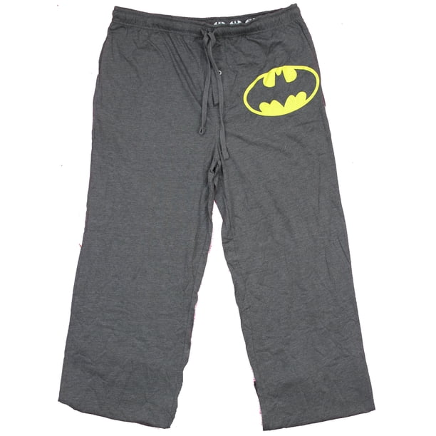 Batman DC Comics Simple Oval Logo Mens Lounge Pajama Pants - Walmart.com