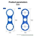 Aluminum Alloy Fork Wrench For Mountain Bike Suspension Crowns Cap ...