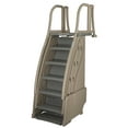 Confer Above Ground A-Frame Entry System with In Pool Steps, Warm Gray ...