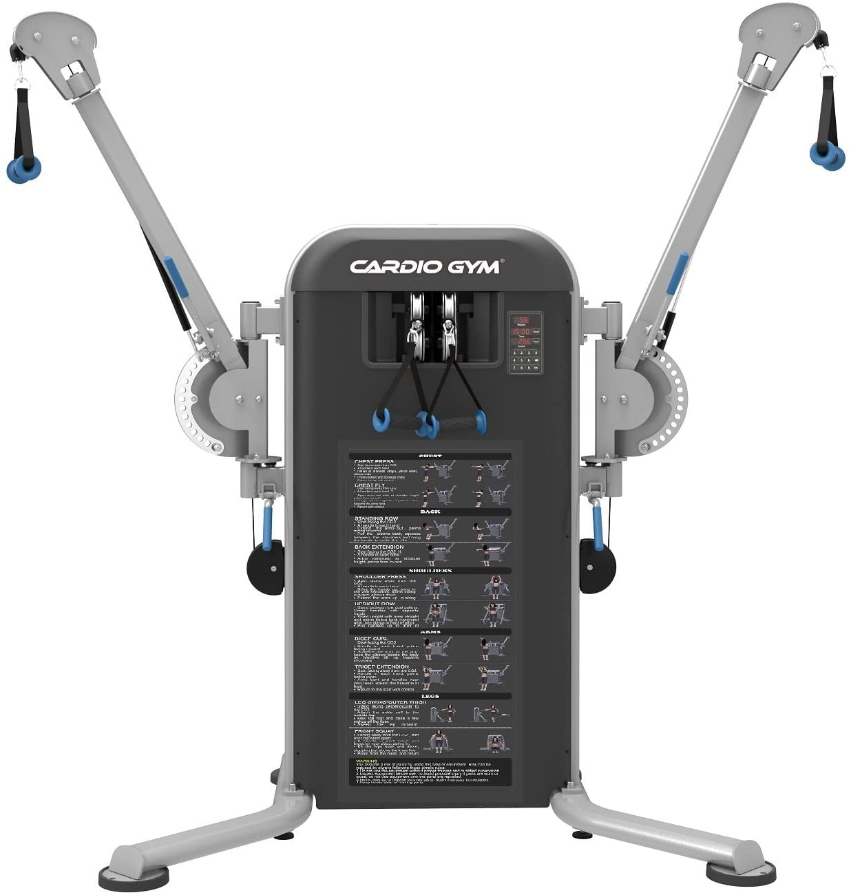 CARDIOGYM CG2 Motorized Weight Selection System, Adjustable Pulley ...