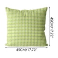 Aufmer 45x45cm Plaid Polka Pattern Cushion Cover Fresh Visual Design ...