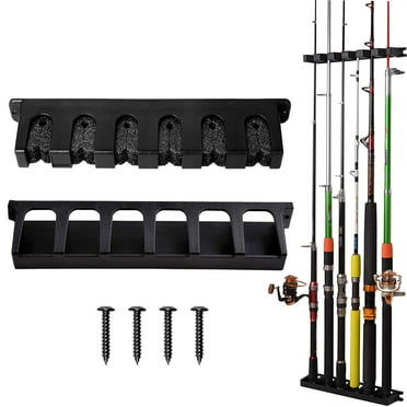 Rush Creek Creations 24 Fishing Rod Round Wood Storage Rack - Walmart.com