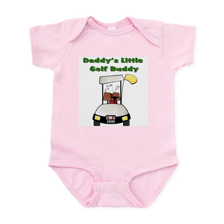 CafePress - Little Golf Buddy Infant Bodysuit - Baby Light Bodysuit, Size Newborn - 24 Months ...