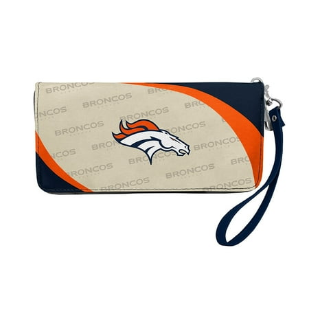 Littlearth womens NFL Denver Broncos Curve Zip Organizer Wallet, Team ...