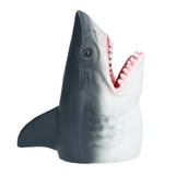 Shark Hand Puppet Realistic Soft Rubber Storytelling Role Play Shark ...