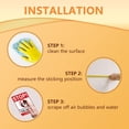 10 Sheets PVC Self-Adhesive Identification Cable Label Pasters ...