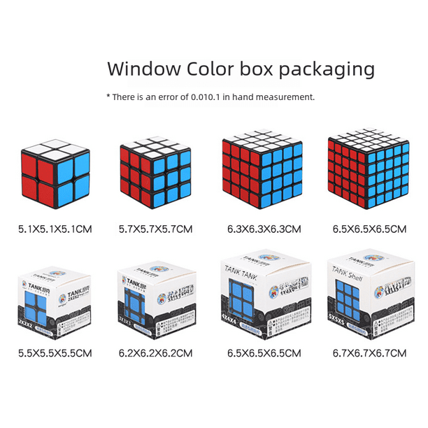 Cubo de Rubik con forma de pirámide y espejo, cubo de Rubik liso con ...