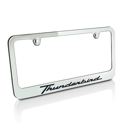 Ford Thunderbird Chrome Metal License Plate Frame - Walmart.com