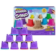 Kinetic Sand Playset, 8-Pack Seashell Containers Beach Toys for Kids ...