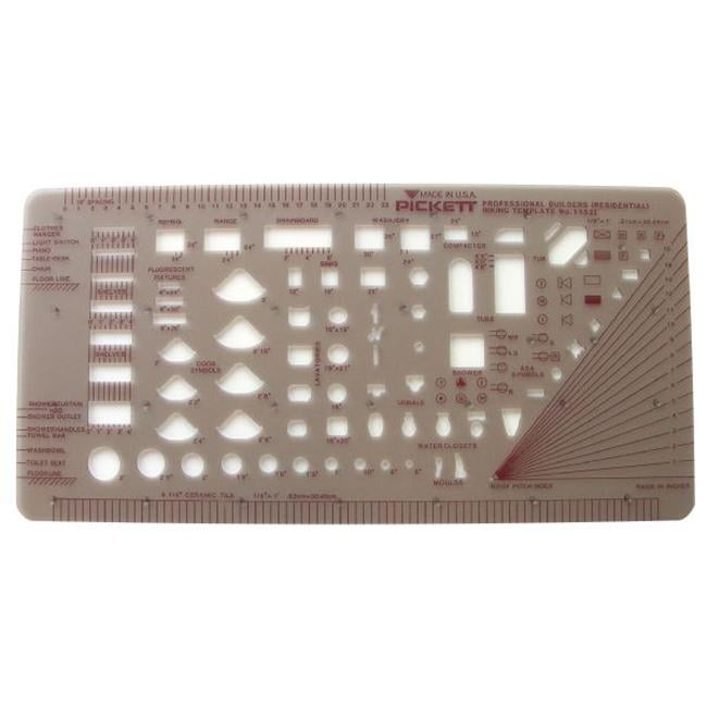 Engineering Drawing Templates Rapidesign House Plan Fixtures Template ...