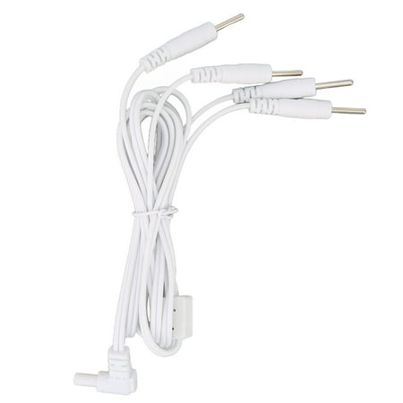 TENS Unit Wires, Electrode Wires 3.94ft Tinsel 2.5mm For Electrotherapy ...