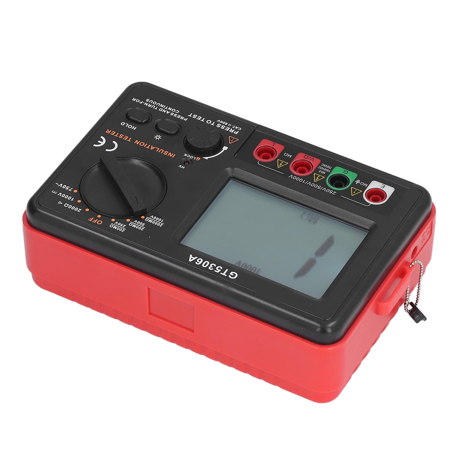 Probador de resistencia de aislamiento, GT5306A Probador de resistencia de aislamiento Probador ...