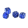 Set Of 4 Blue Dice Dust Valve Caps Novelty & Brilliant - Walmart.com
