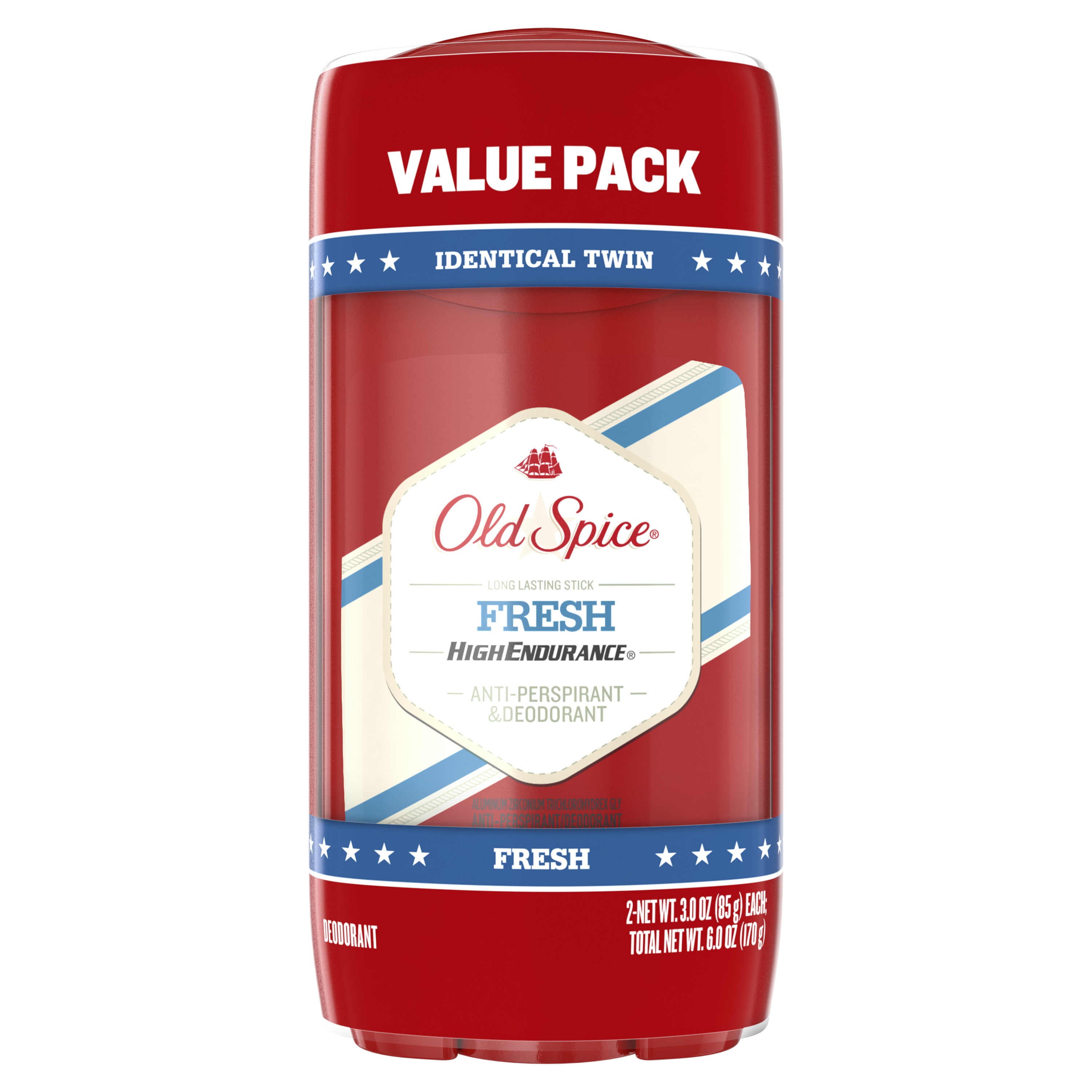 Old Spice Old Spice High Endurance Deodorant Fresh Pack Of 2 3 0