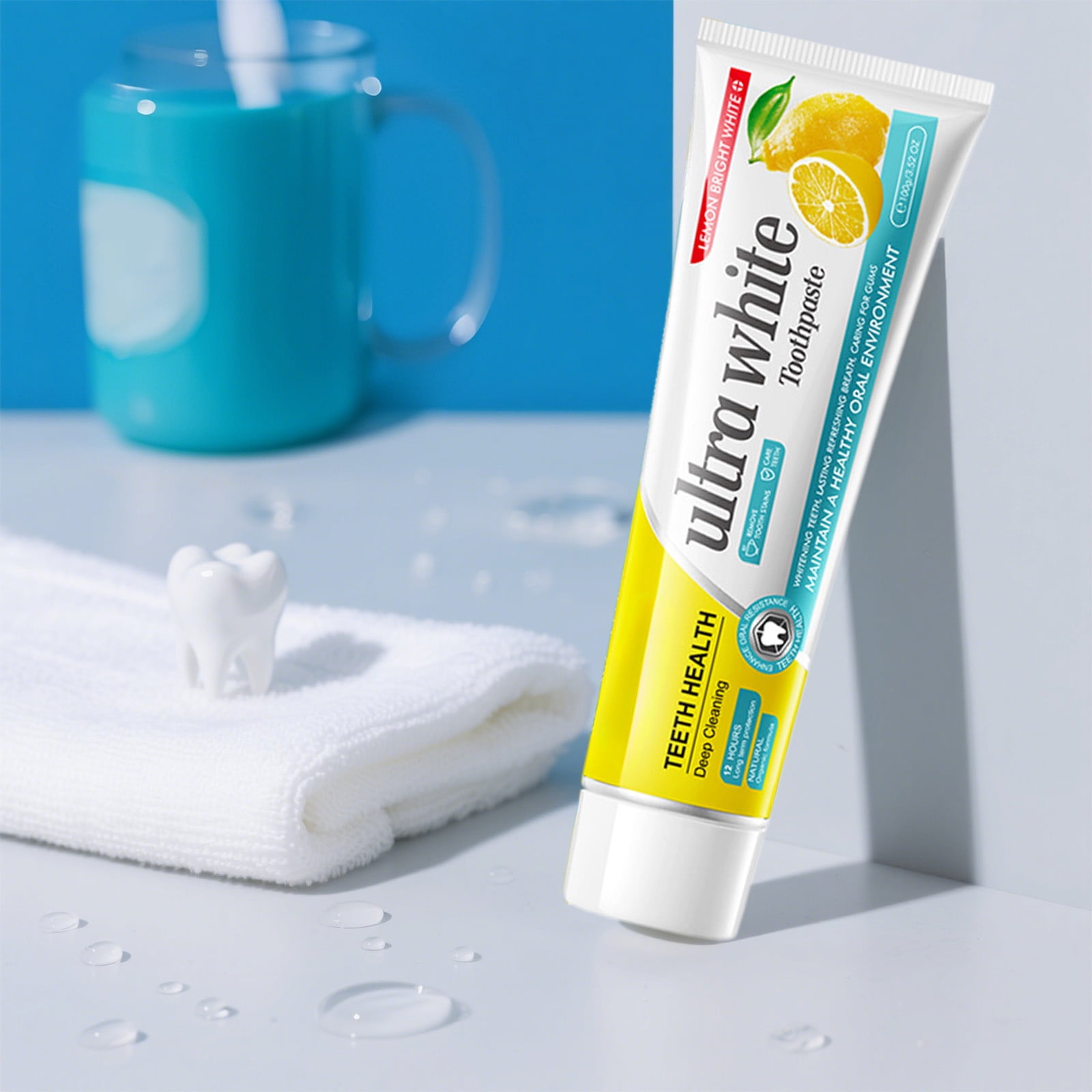 ABPWLY 100g Toothpaste Intensive Toothpaste With Gentle Care Deep Stain ...