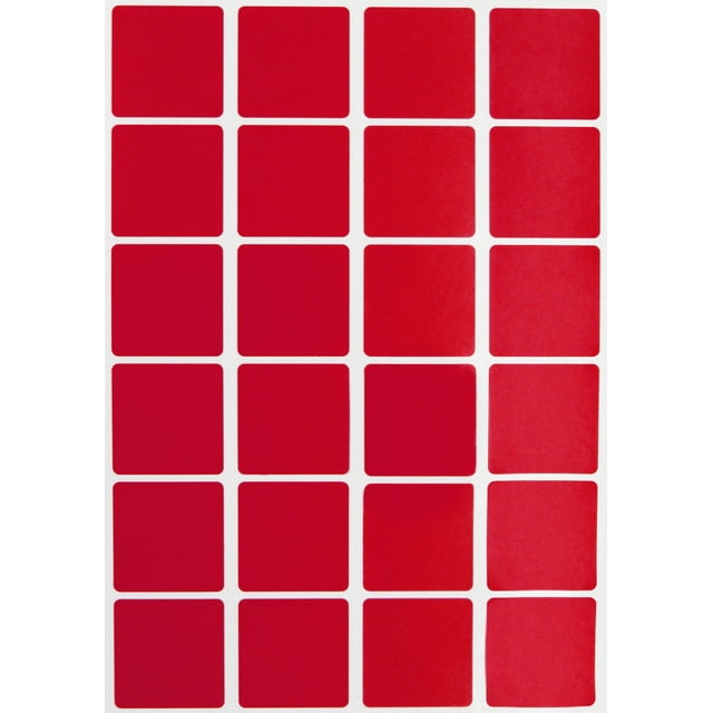 Royal Green Square Stickers Labels for All Purpose 1" inch - Self ...