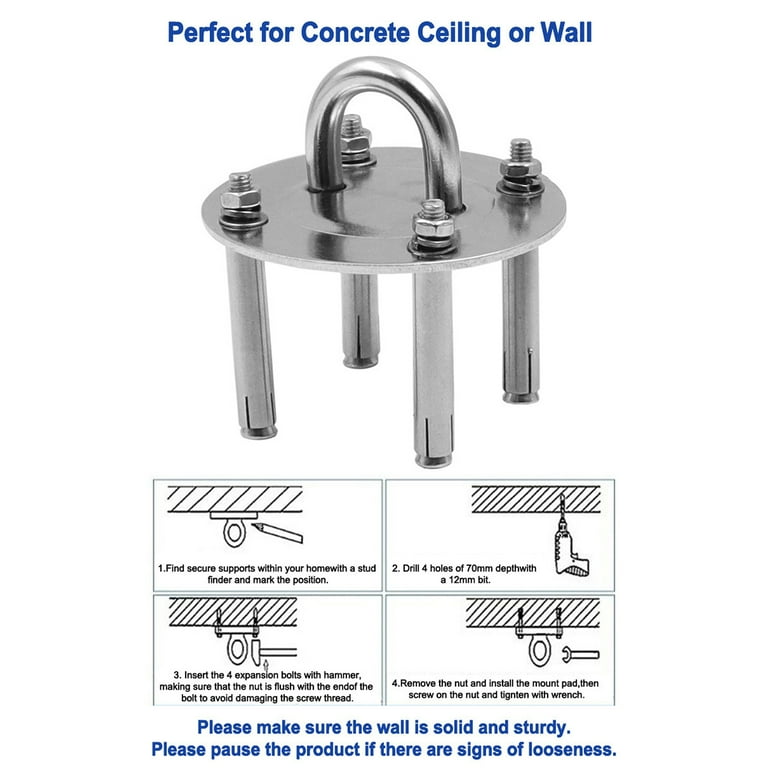 How To Install Hooks In Concrete Ceiling | Shelly Lighting