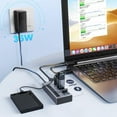 Powered USB Hub - 7 Ports 36W USB 3.0 Data Port & Charge Port, Aluminum ...