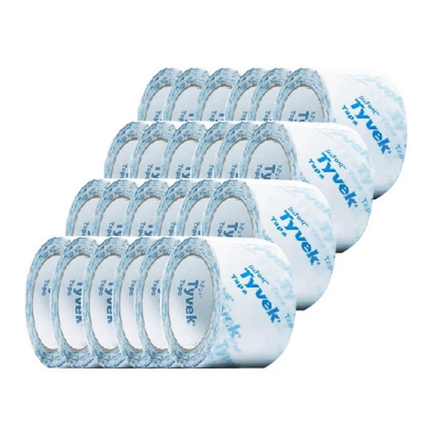 Tyvek Sheathing Tape 3" x 164' - White Polypropylene - Case of 24 ...