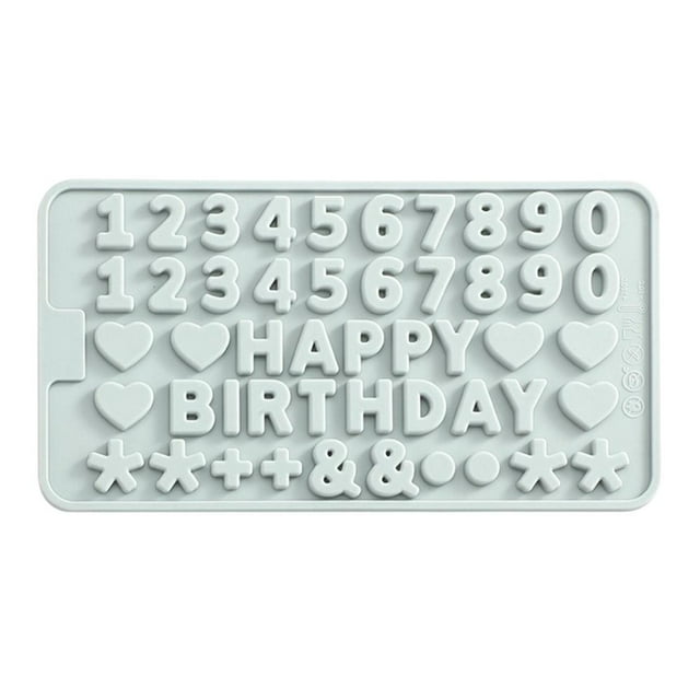 Chocolate Letter Molds|Alphabet Number Silicone Molds for Chocolates ...