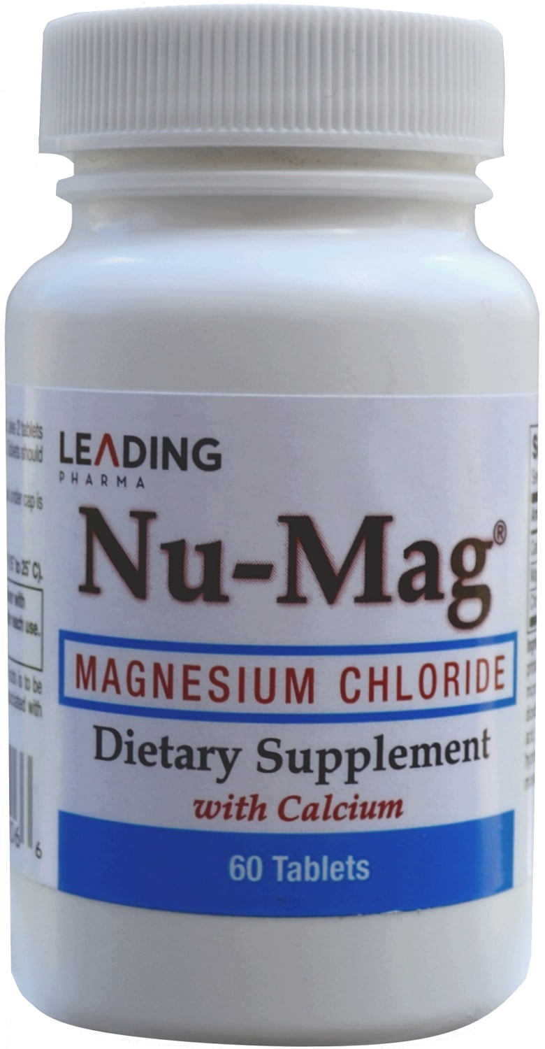 Nu-Mag Magnesium Chloride with Calcium Enteric Coated 60 Tablets per ...