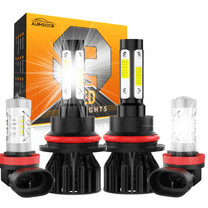 For Honda Accord 2006-2012 9005 9006 H11 High/Low+Fog Lights, Pack of 6 ...