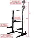 Valor Fitness BD-57 Pull-Up Rack with Storage Pegs, and J-Hooks for ...