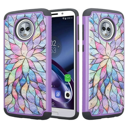 Motorola Moto G6 Case, Moto G6 2018 Case, Silicone Shock Proof Hybrid ...