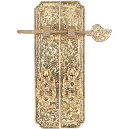 Antique Brass Cabinet Pulls Faceplate Elegant Retro Botanical Pattern ...