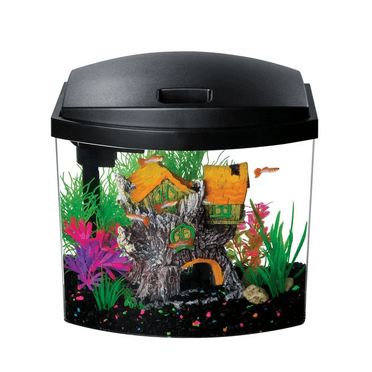 Aqua Culture 2.5-Gallon Aquarium Kit Plastic with LED Lighting and ...