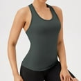 DuoJiaJ Women's Solid Color Yoga Vest Sports Quick Drying Vest Women ...