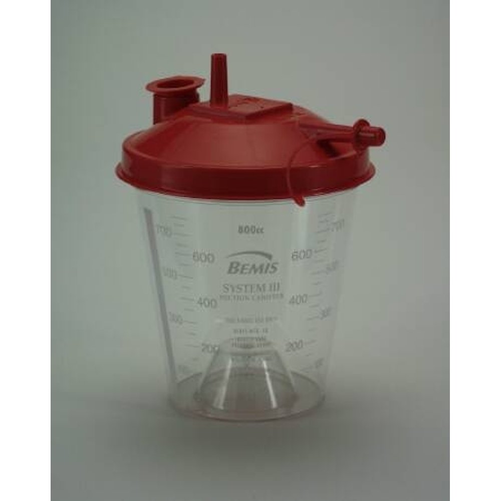 Bemis Healthcare Hydrophobic Rigid Suction Canister - 424410PK - 10 ...