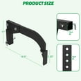 Huloretions Hitch Mounted Shank,18''Shank Middle Buster Plow with 2 ...