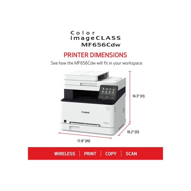 Canon Color imageCLASS MF656Cdw - Multifunction printer - color - laser ...