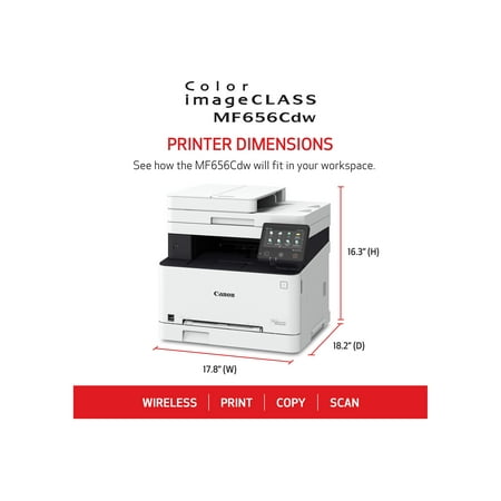 Canon Color imageCLASS MF656Cdw - Multifunction printer - color - laser ...
