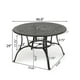 GDF Studio Fonzo Outdoor Cast Aluminum Dining Table, Bronze - Walmart.com