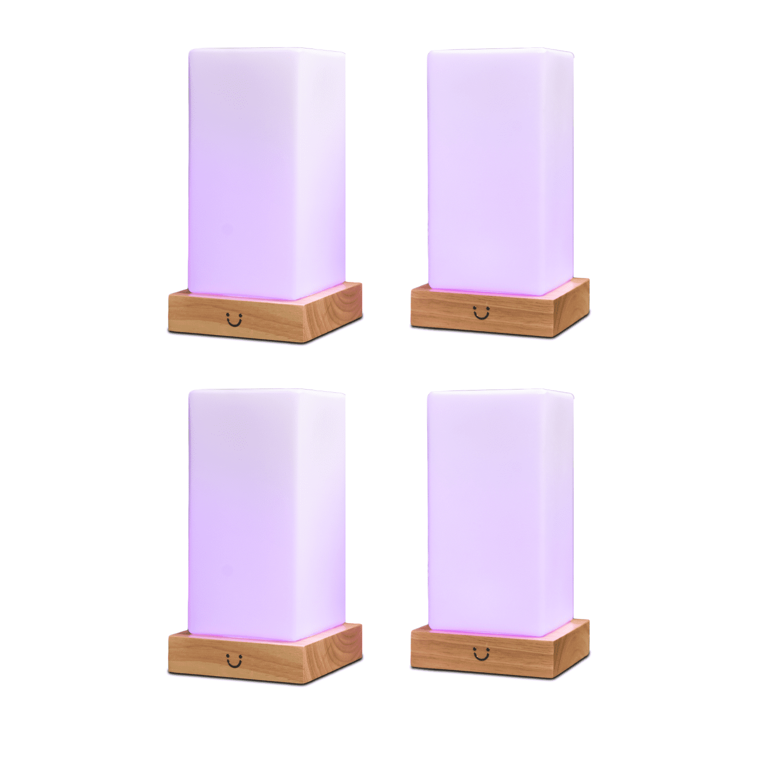 Modern Friendship Lamp - Tower Wood & Glass Design | Long Distance ...