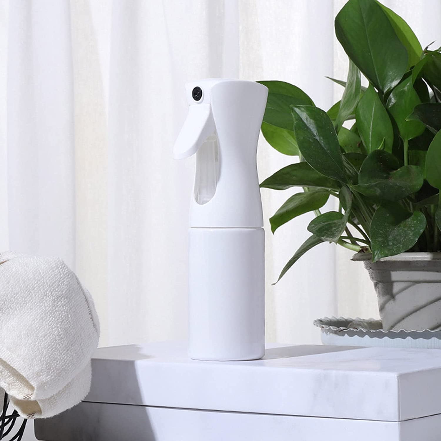 1 botella de spray continuo de alta presión 200ML blanco transparente Ormromra ZSY-1445-3 ...