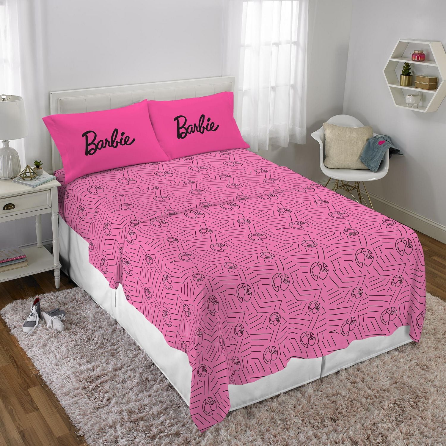 Click here for Barbie Barbie Chevron Full Sheet Set prices