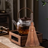 2 Count Brown Silk Broom Duster Desktop Broom Small Cleaning Broom ...