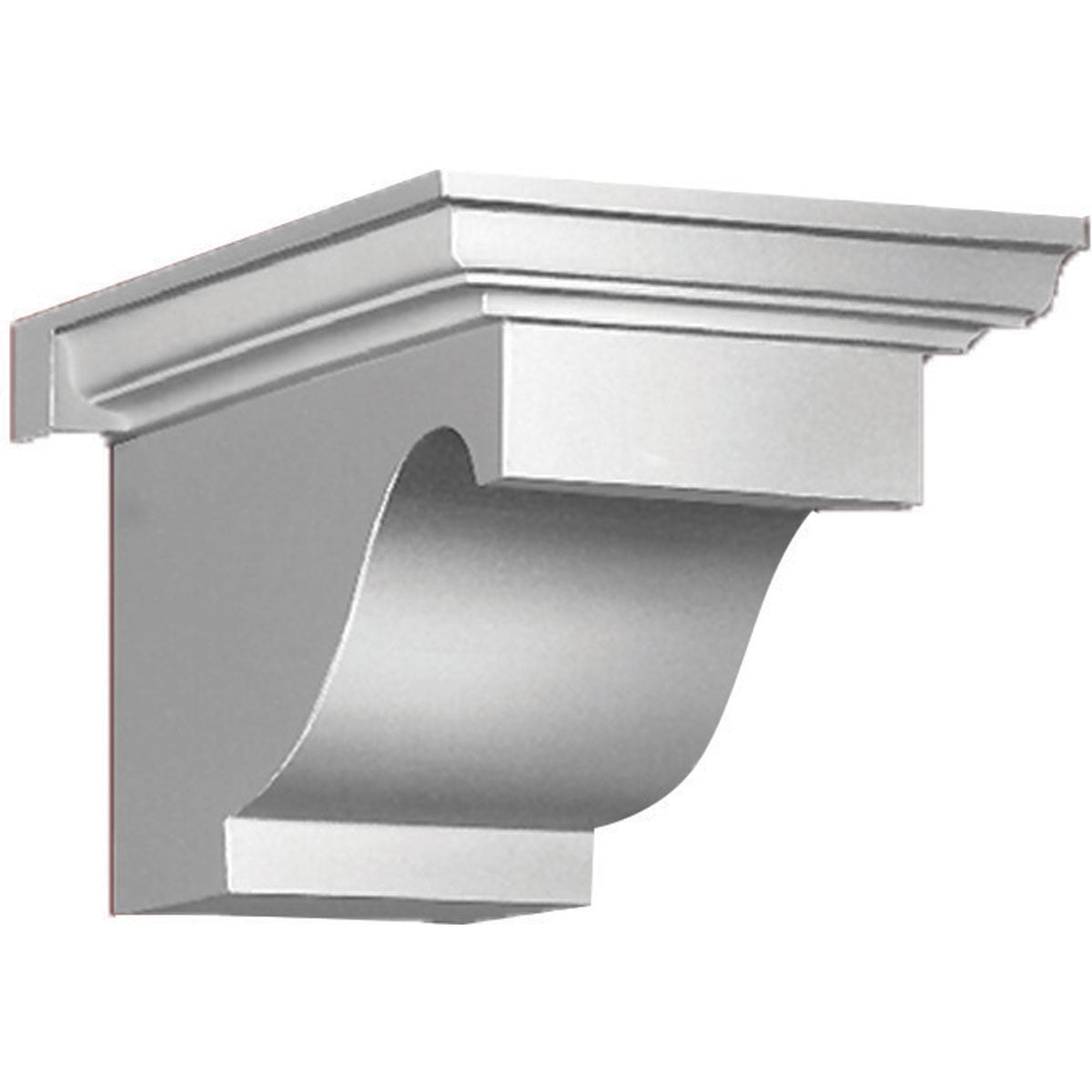 9"W x 8"H x 14"P Decorative Corbel Dentil Block - Walmart.com
